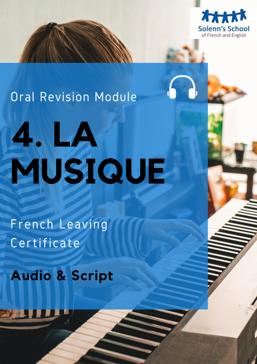 French LC Oral Revision Module 4: "Music" / "La Musique" – Solenn's ...